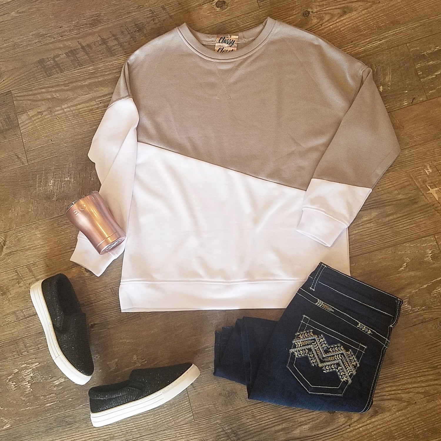 How To Style The Diagonal Colorblock Boutique Trend – Classy Closet Shop