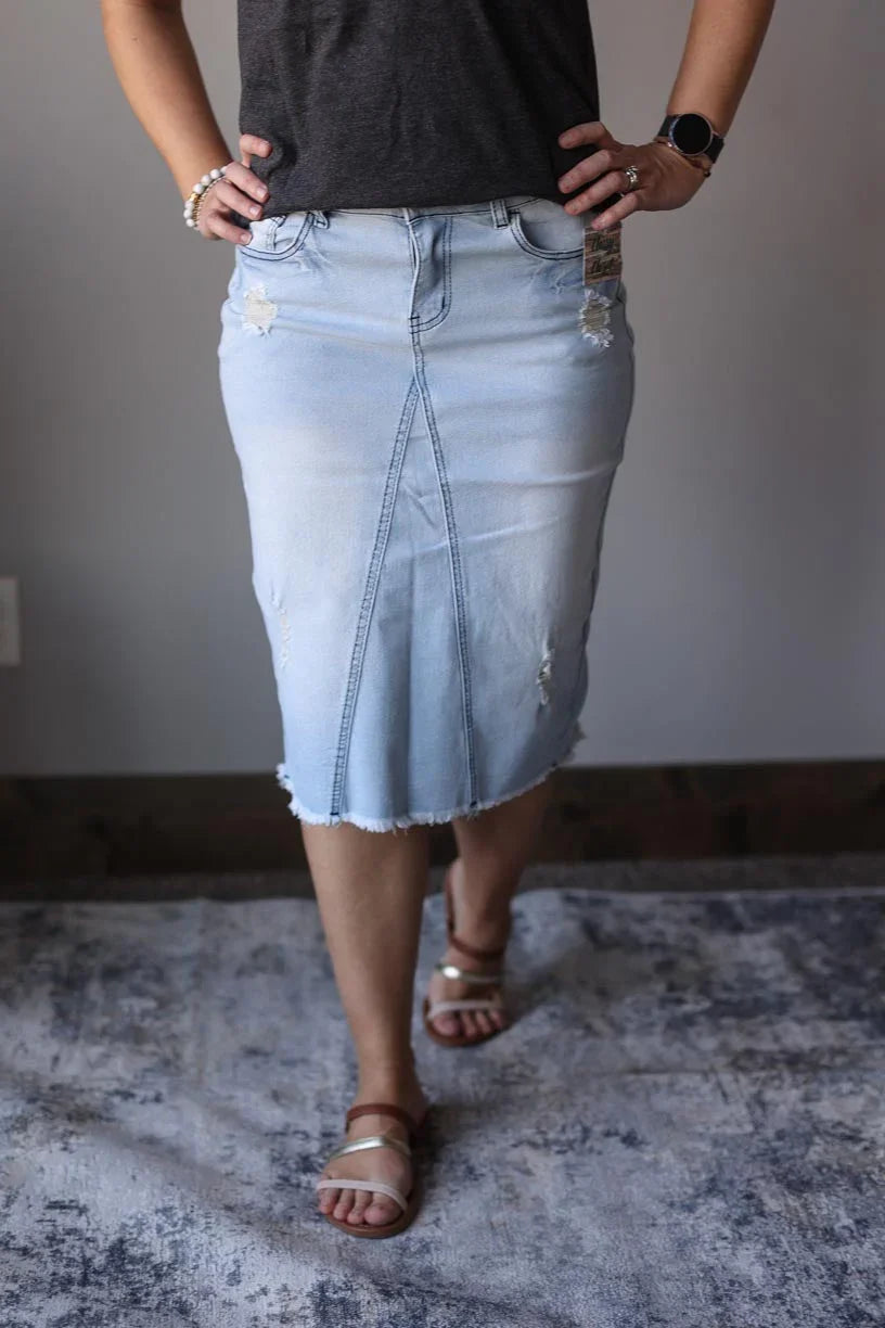 Denim Skirts Collection | Classy Closet – Classy Closet Shop
