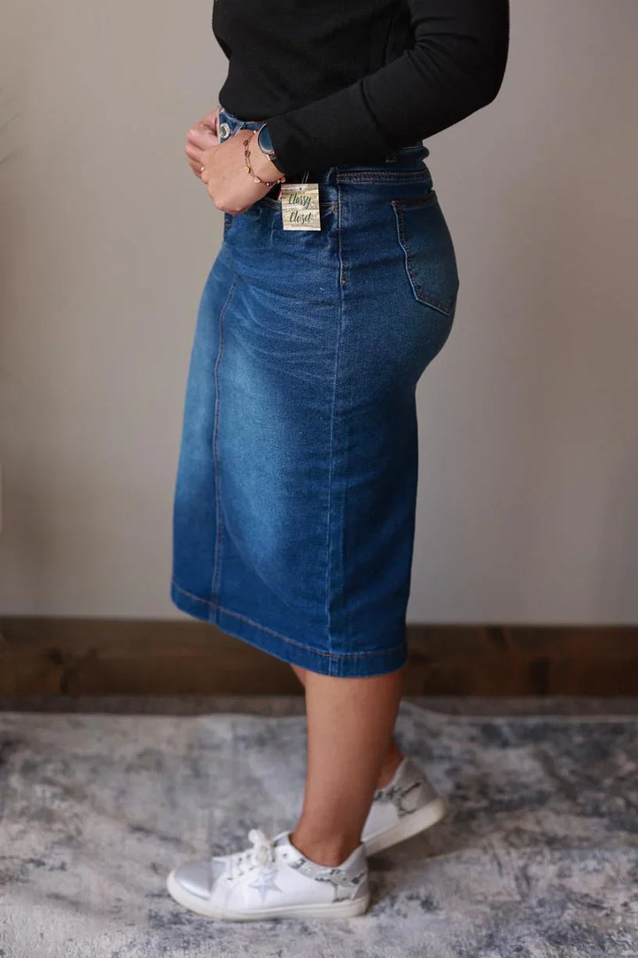Denim Skirts Collection | Classy Closet – Classy Closet Shop
