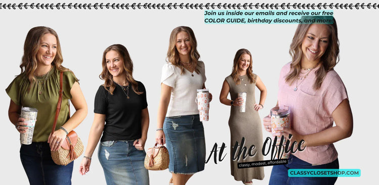 Modest Women's Apparel, Denim Skirts & More | Classy Closet USA ...