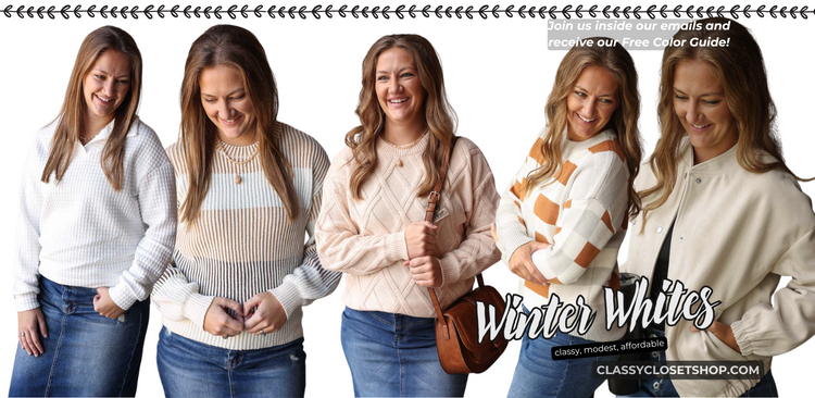 Modest Women's Clothing, Denim Skirts & Outfit Inspo | – Classy Closet Shop